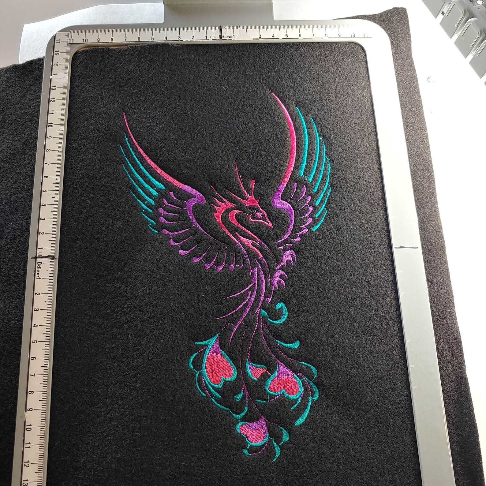Phoenix Collection Machine Embroidery - Etsy