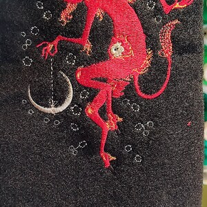 Chort [slavic Mythology] Machine Embroidery - Etsy