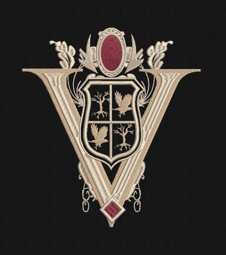 Volturi crest x 12 sizes Machine Embroidery | Etsy