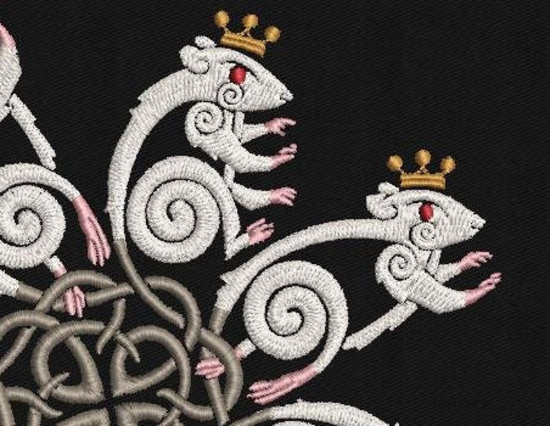 Rat King X 11 Sizes Machine Embroidery - Etsy