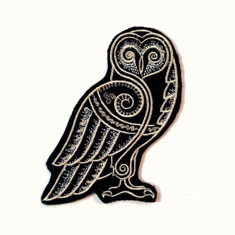 Owl Patch Goth - Etsy