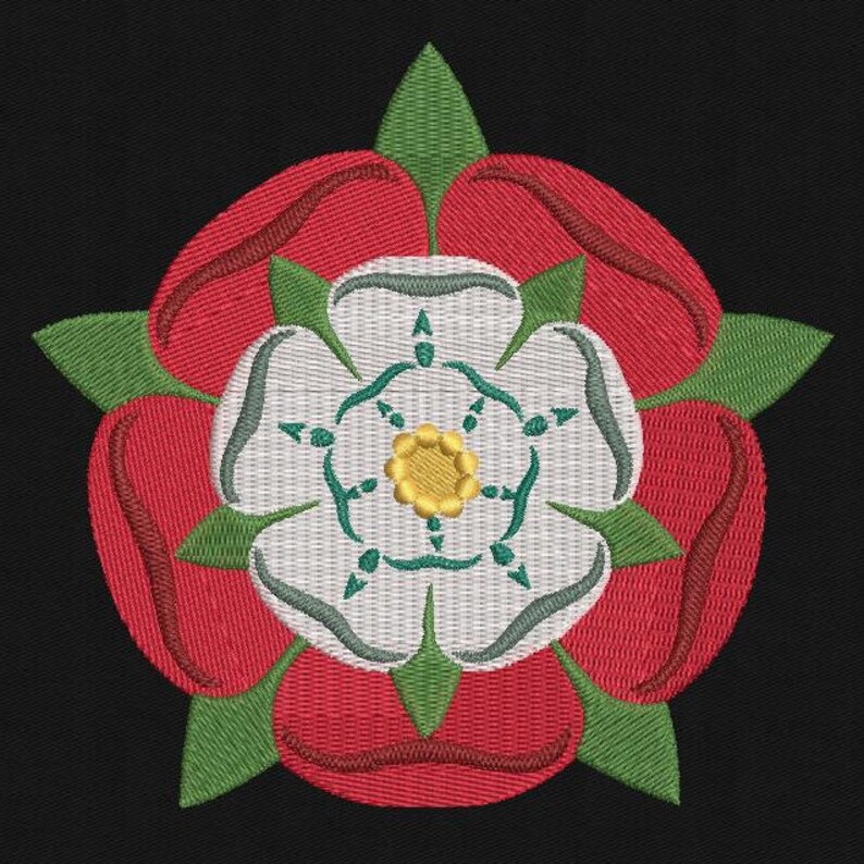 Tudor Rose X9 Sizes Machine Embroidery | Etsy