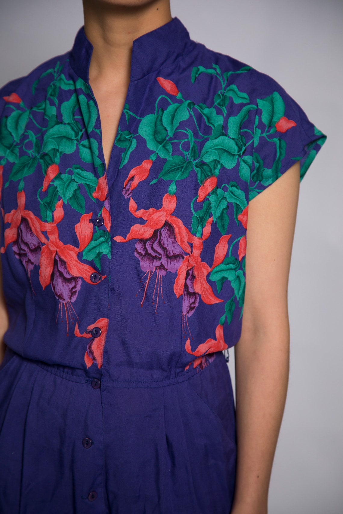 Loving This 1970s Purple Jump Suit by Foxy Lady With Purple and Red ...