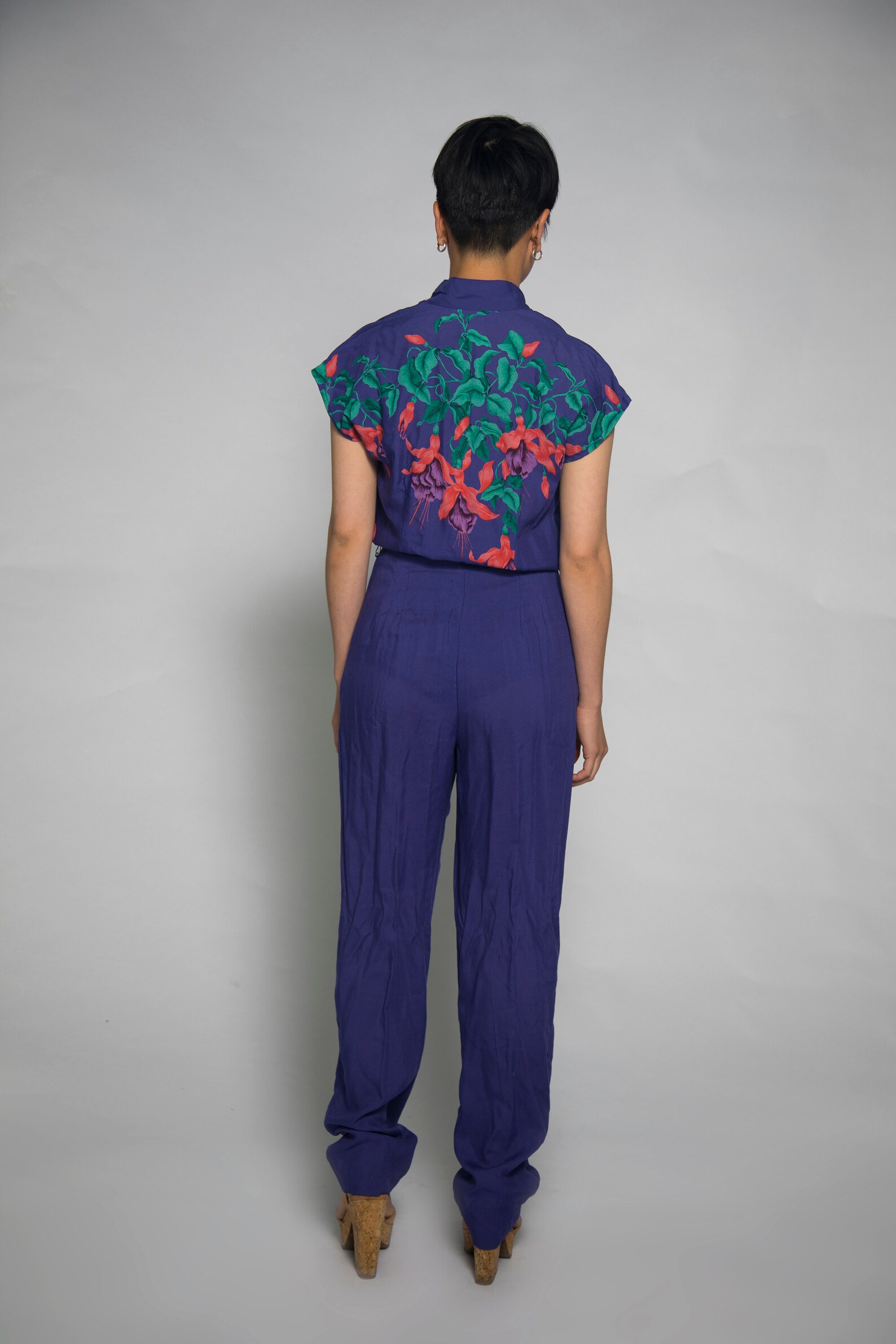 Loving This 1970s Purple Jump Suit by Foxy Lady With Purple and Red ...