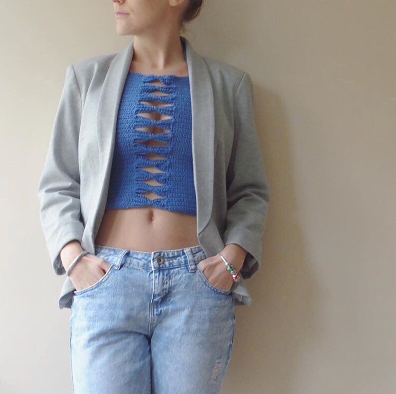 Bow Halter Top Pattern Festival Top Crochet Pattern Etsy