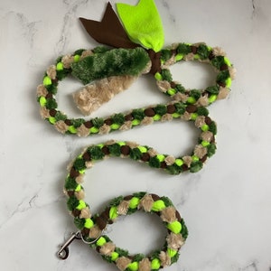 Custom Handmade Fleece and Minky Dog Leash - Etsy