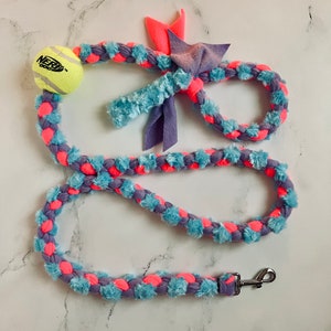 Custom Handmade Fleece and Minky Dog Leash - Etsy