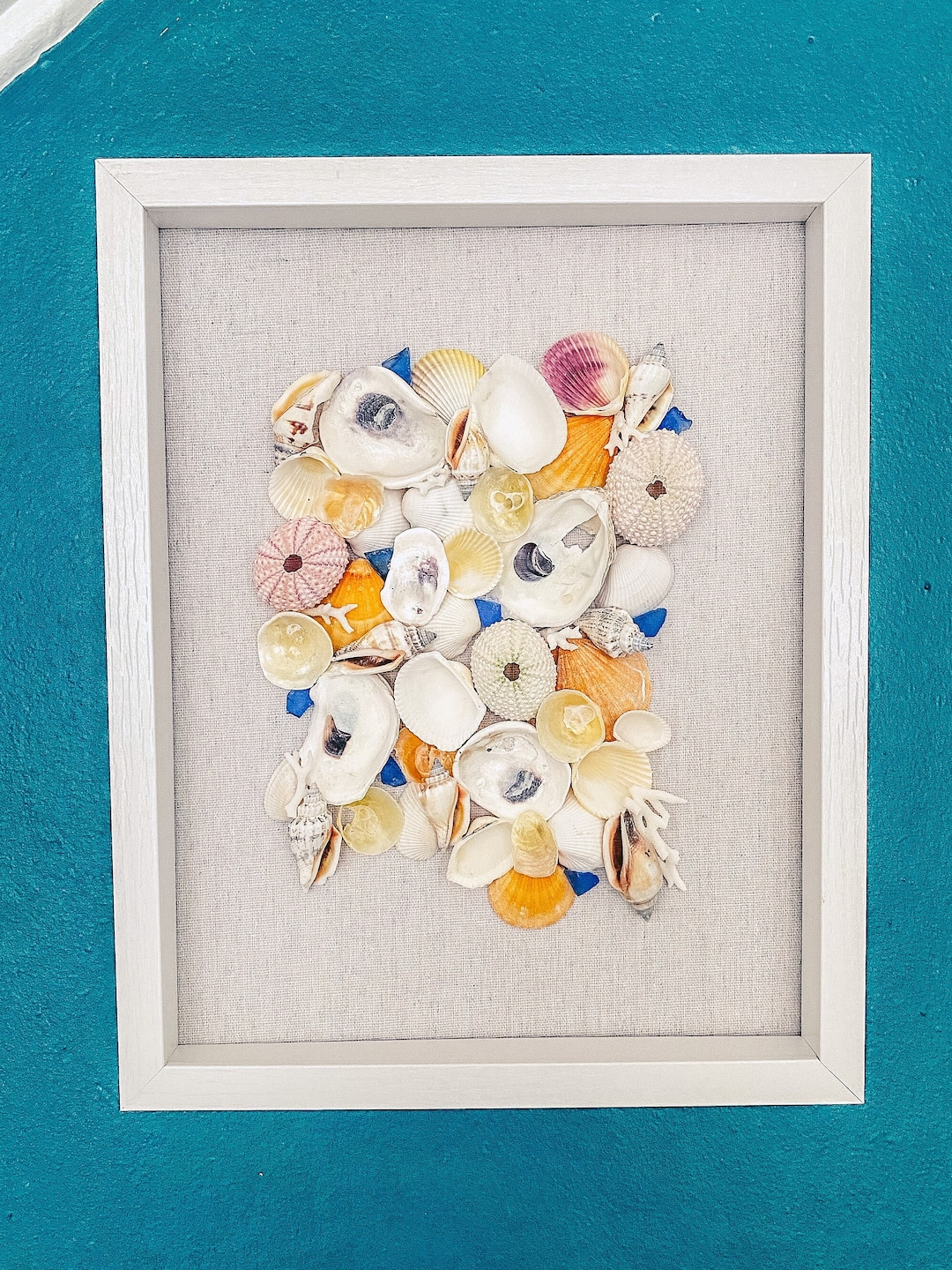 Unique Seashell Art | Sea Shell Home Decor | Beach Home Decor | Coastal ...