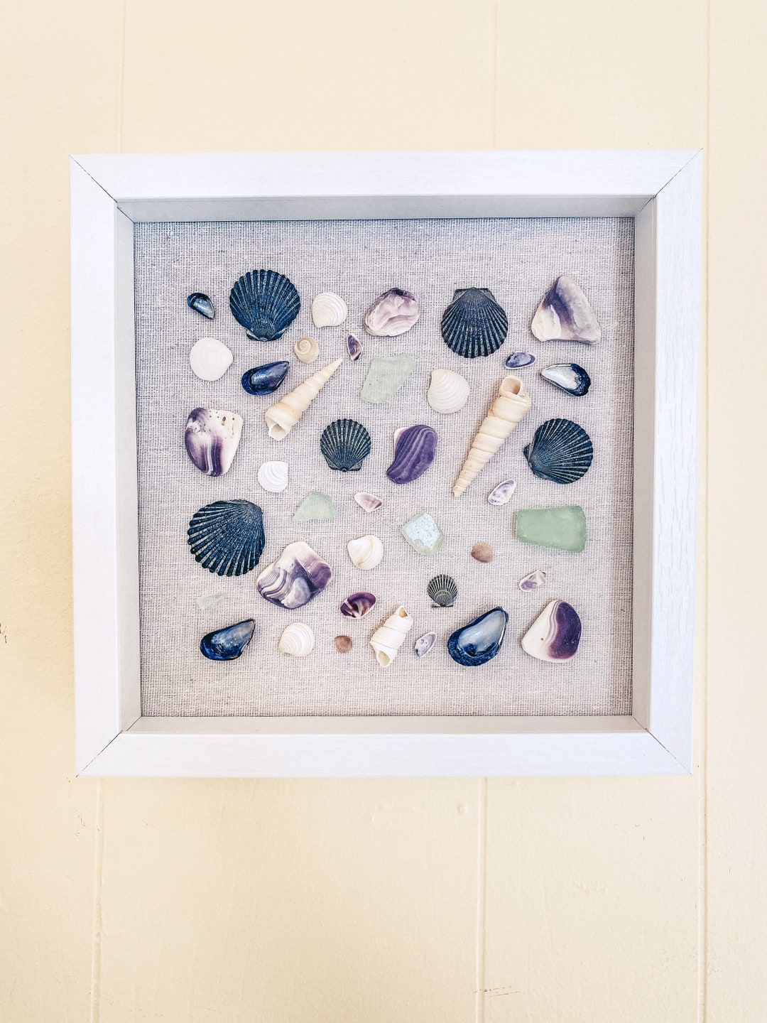 Unique Seashell Art Sea Shell Home Decor Beach Home Decor - Etsy