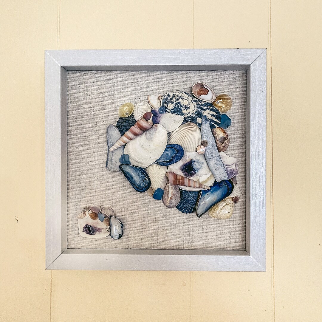 Unique Seashell Art | Sea Shell Home Decor | Beach Home Decor | Coastal ...
