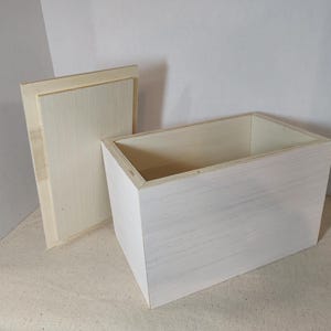Primed Plywood Craft Box, Lipped, 6" X 9" X 6" (nominal Size) - Etsy