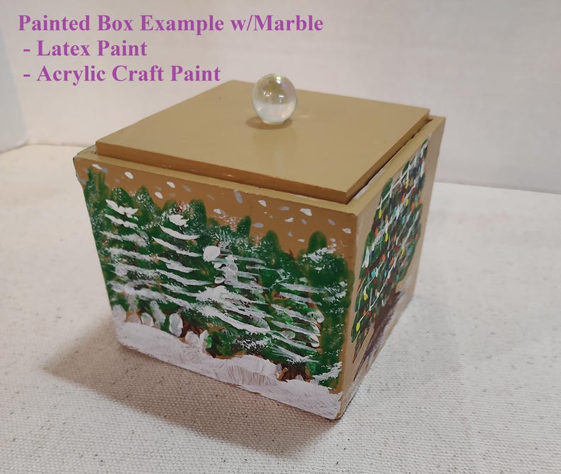 Primed Plywood Craft Box, Lipped, 6" X 9" X 6" (nominal Size) - Etsy