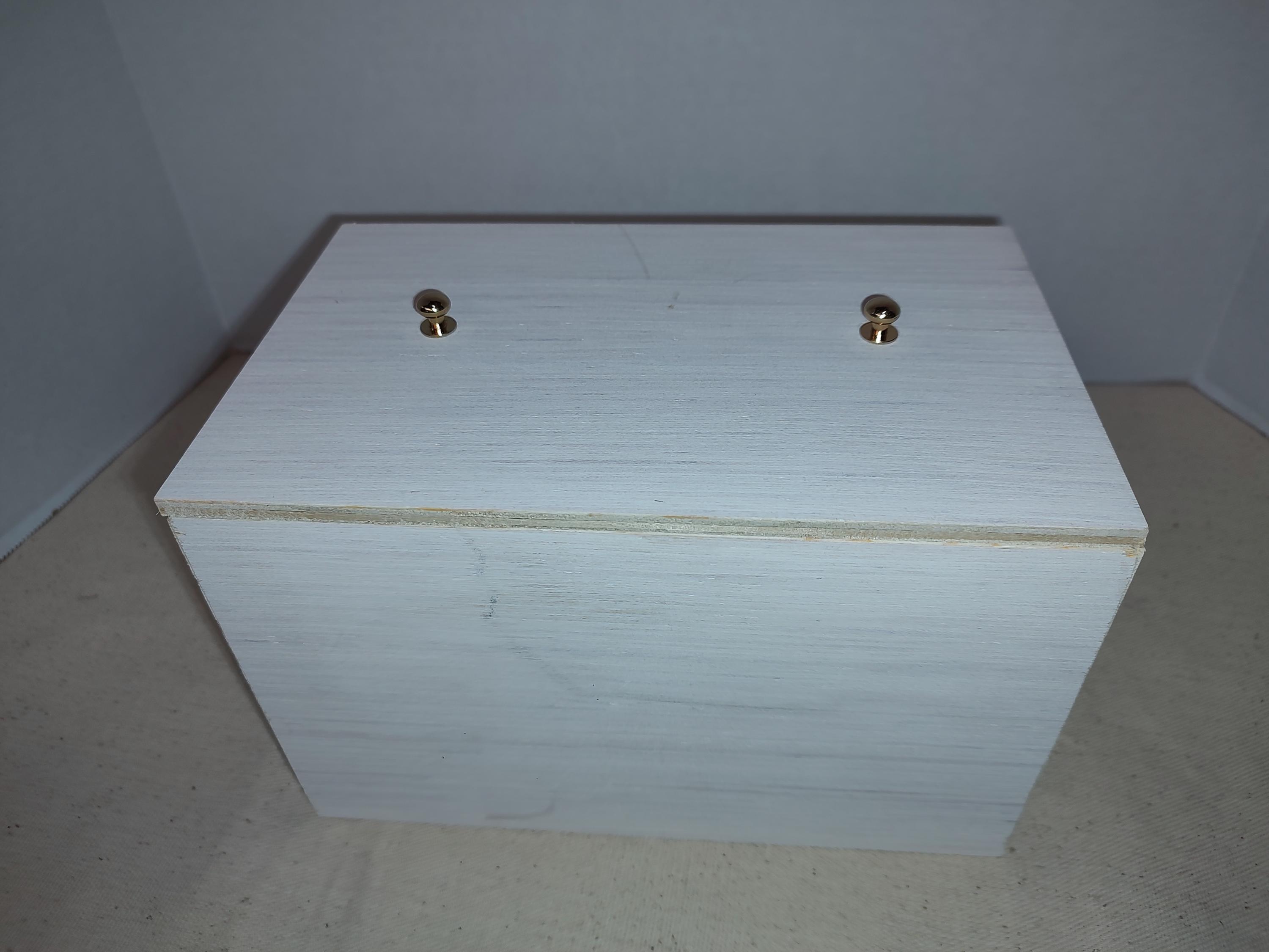 Primed Plywood Craft Box, Lipped, 6" X 9" X 6" (nominal Size) - Etsy