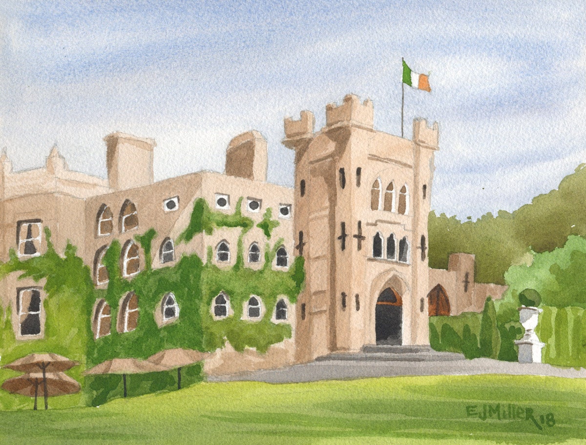 Irish Castles Drawings