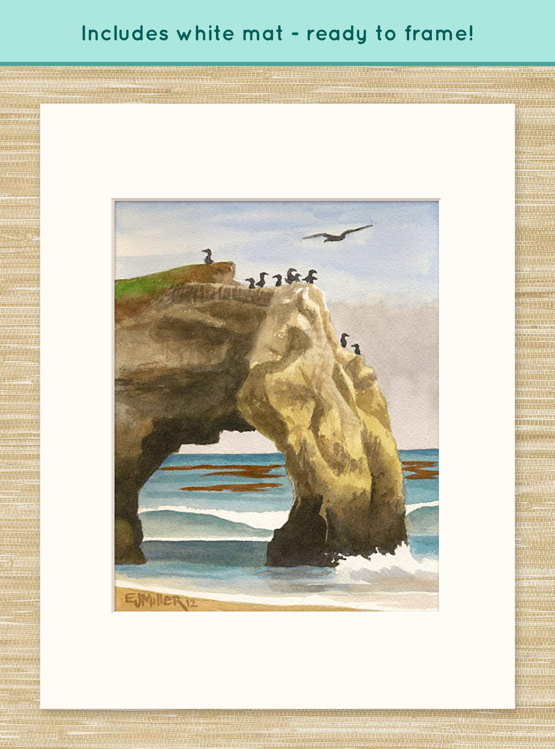 Santa Cruz California Art Print, Natural Bridges Wall Art, California ...