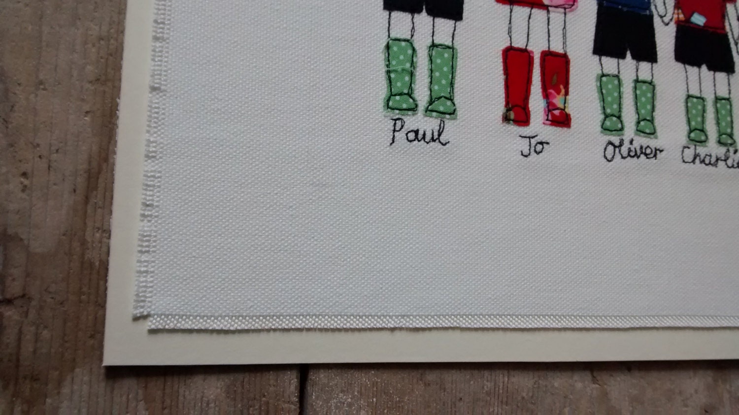 Personalised Embroidered Family Tree - Etsy UK