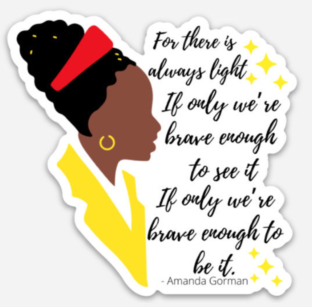 Be the Light Amanda Gorman MAGNET - Etsy