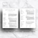 Teacher Resume Template for Word & Pages (1, 2 and 3 Page Resume and ...