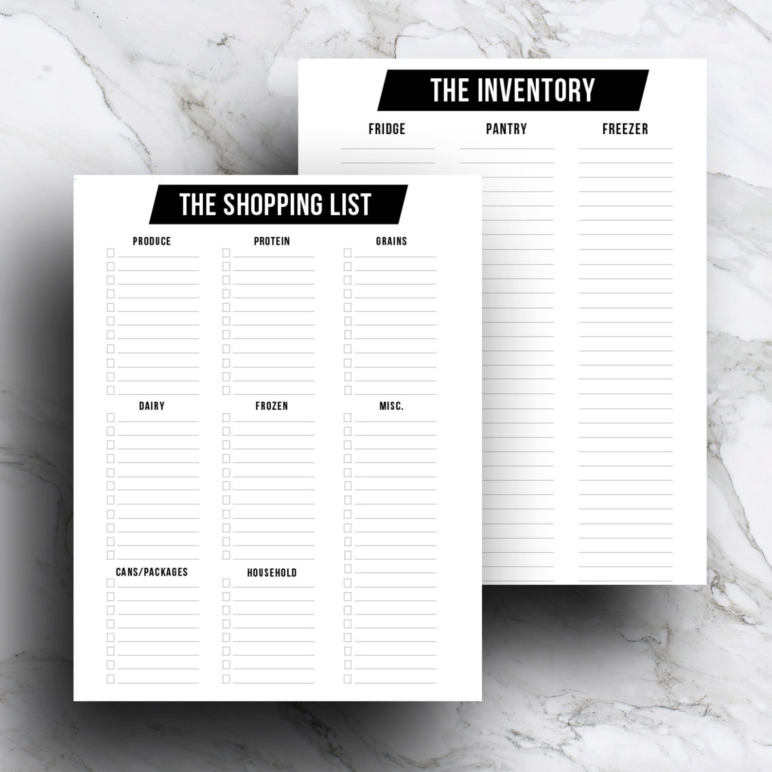 Meal Planner Printable, Weekly Meal Plan, Monthly Meal Plan, Grocery ...