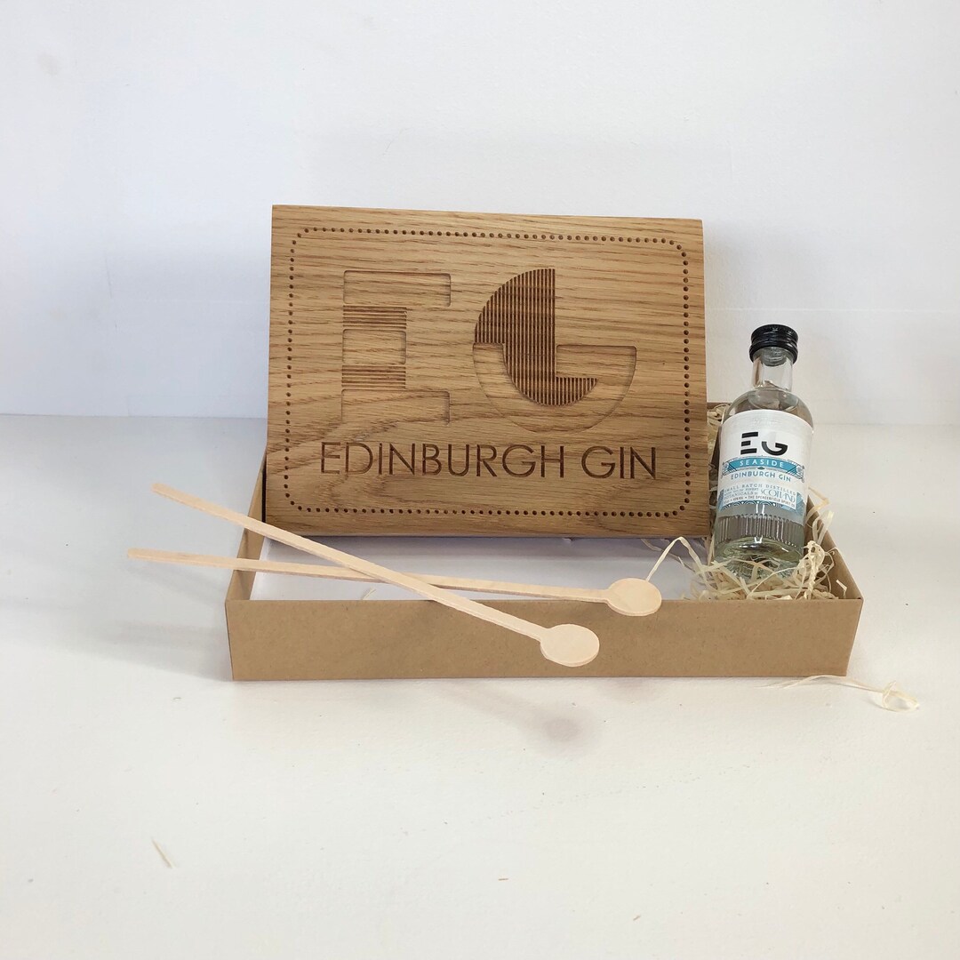 Edinburgh Gin & Tonic Board in Stunning Hand Crafted Oak - Etsy