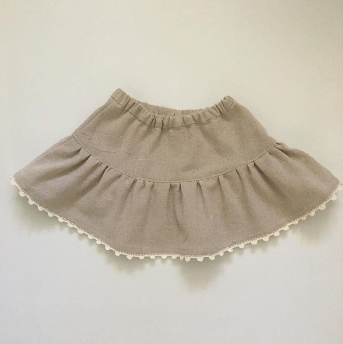 Girl's Tiered Skirt Digital PDF Sewing Pattern and Tutorial, Cute Laced ...