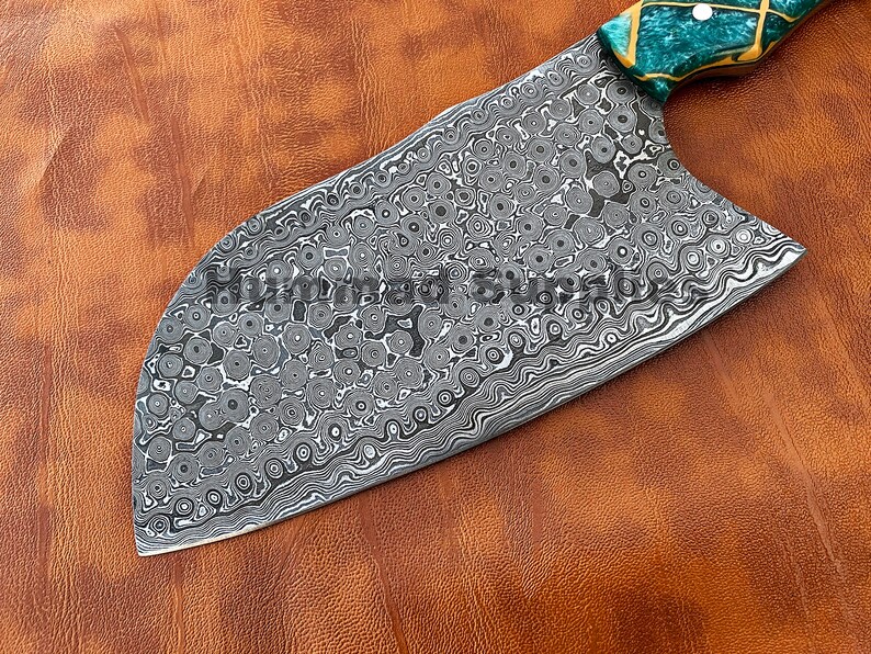 Custom Made 12 Cleaver Knife/kitchen Cleaver in Damascus | Etsy