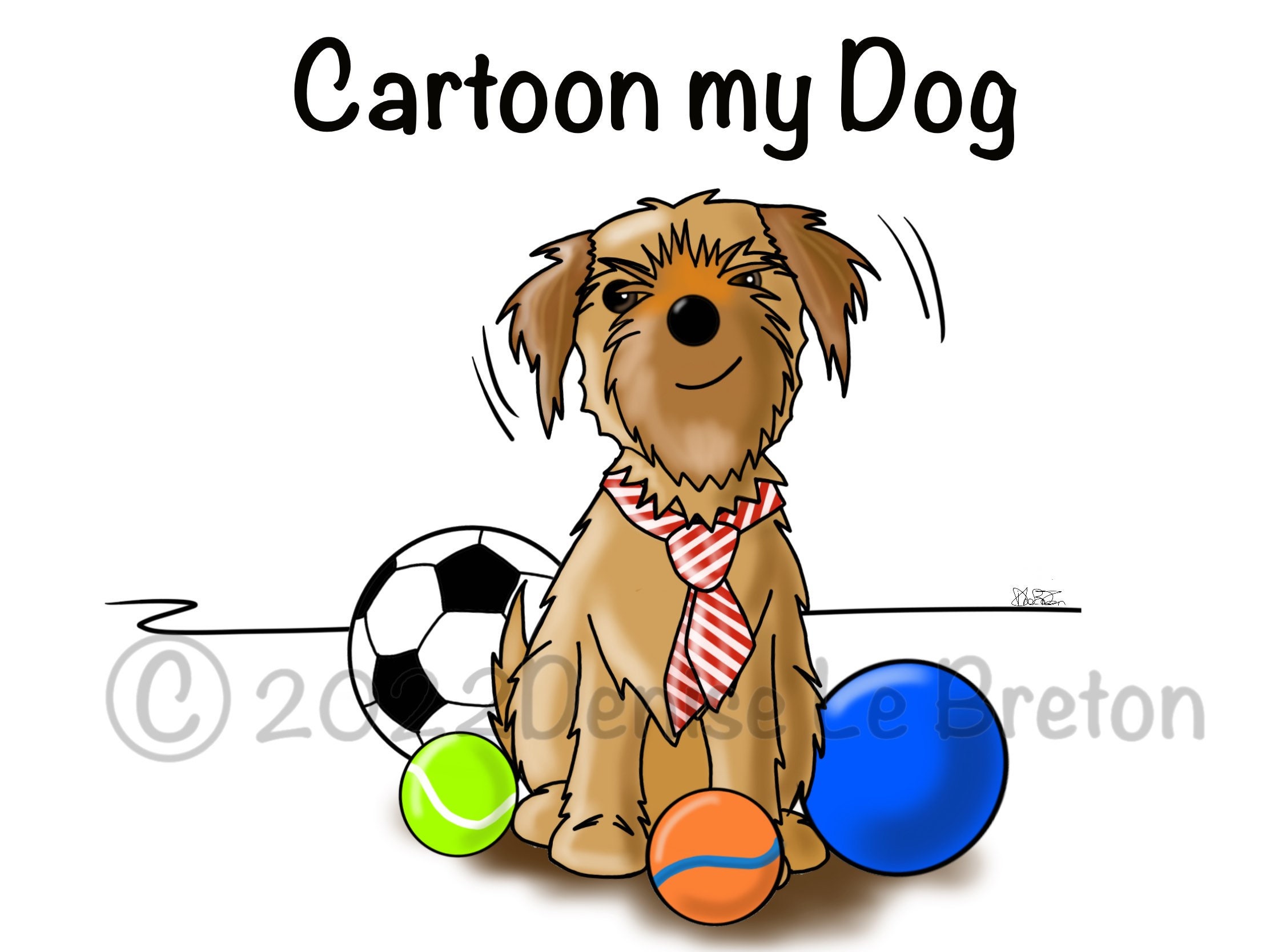 Cartoon mein Hund - Haustier. - Etsy.de