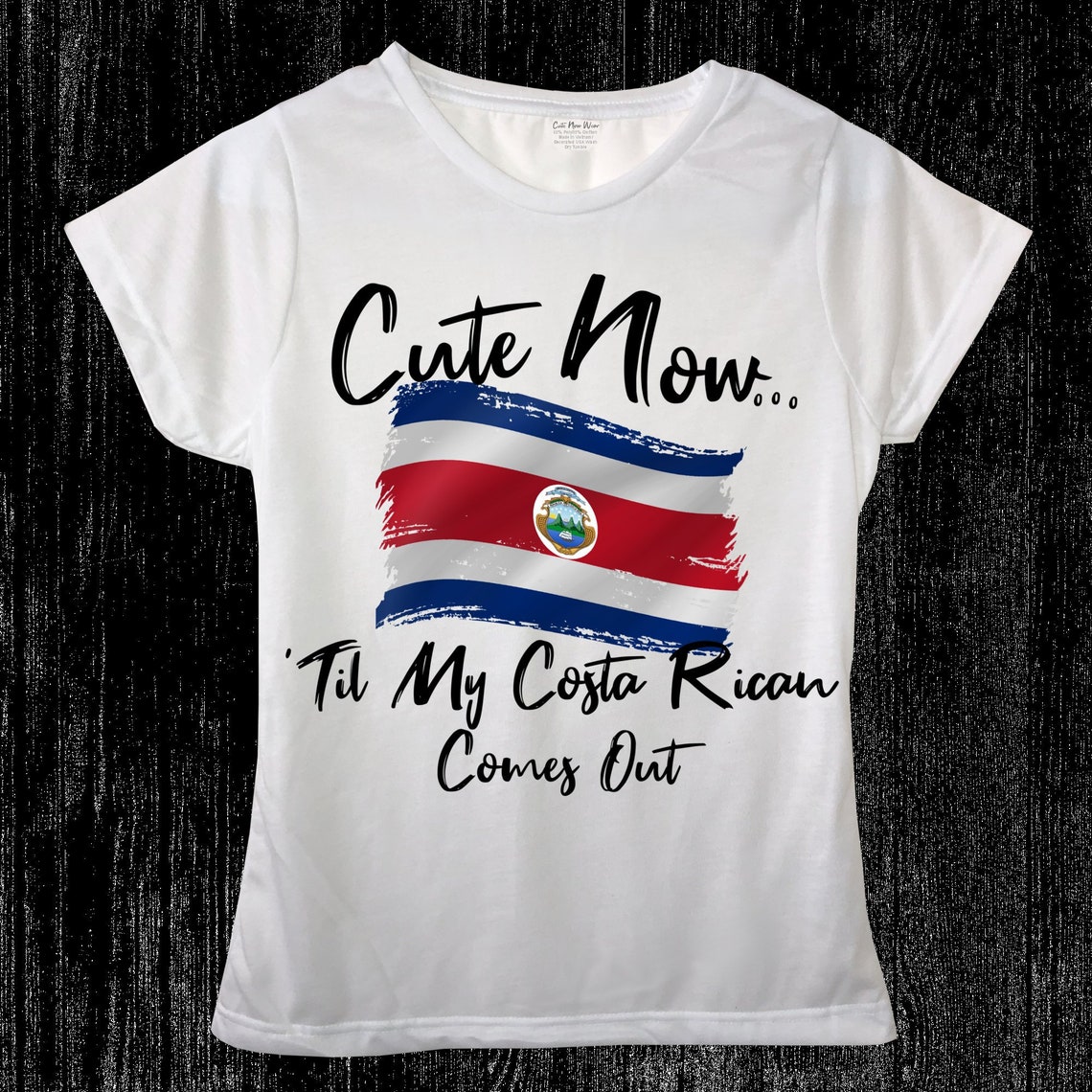 Ladies Costa Rica T-shirt cute Now... 'til My Costa - Etsy