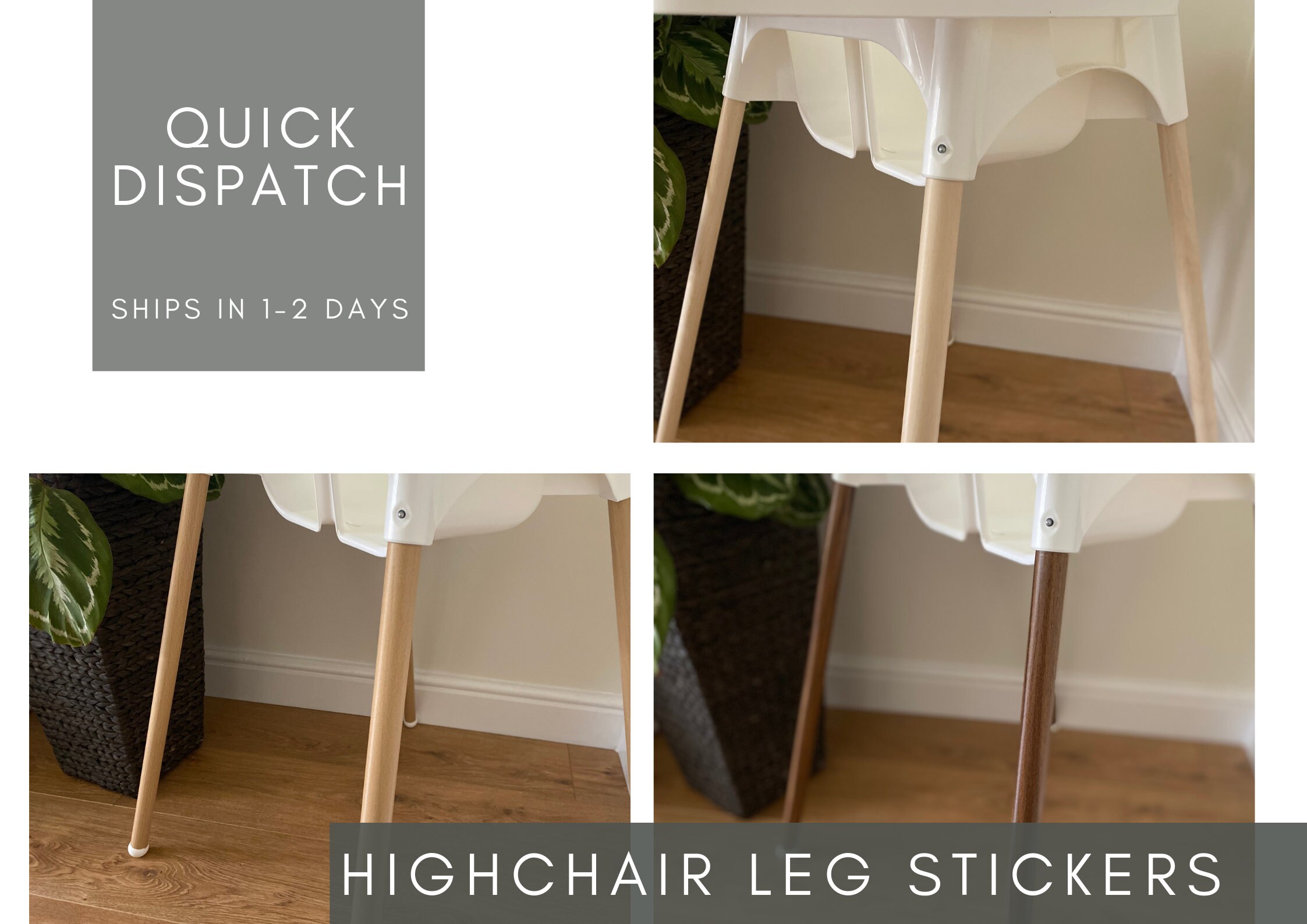 IKEA Antilop Highchair Leg Stickers Set Wood Effect Vinyl - Etsy Australia