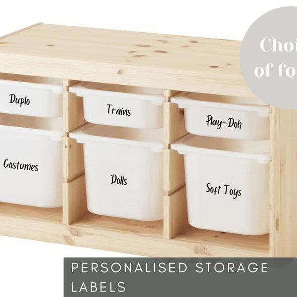 Trofast Labels - Etsy