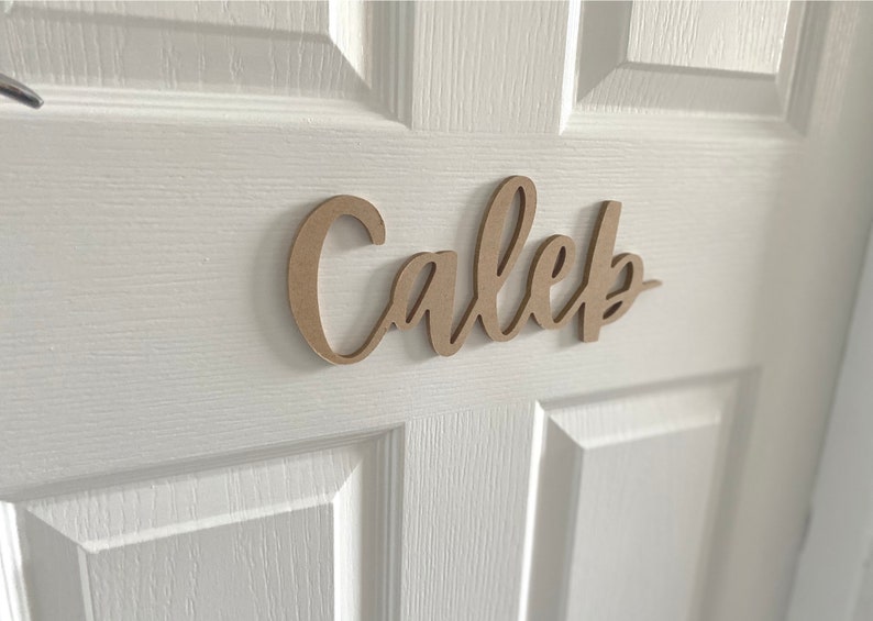 Personalised Name Sign, Door Sign, Wall Plaque, Nursery, Bedroom ...