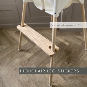 IKEA Antilop Highchair Leg Stickers Set | Wood Effect Vinyl | Decal ...