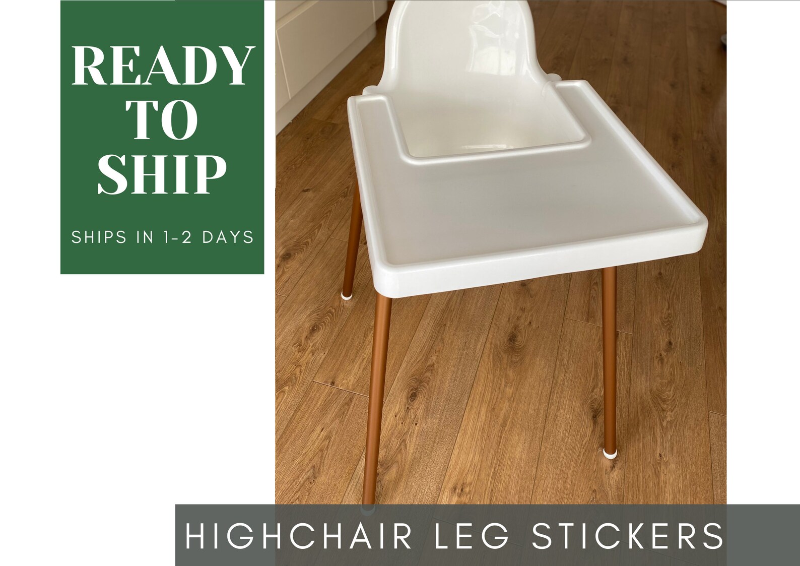 IKEA Antilop Highchair Leg Stickers Set Ready to Ship Matte | Etsy UK