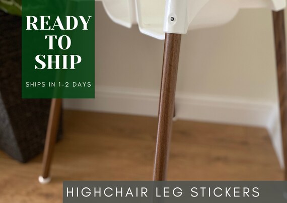 IKEA Antilop Highchair Leg Stickers Set Ready to Ship Wood | Etsy UK
