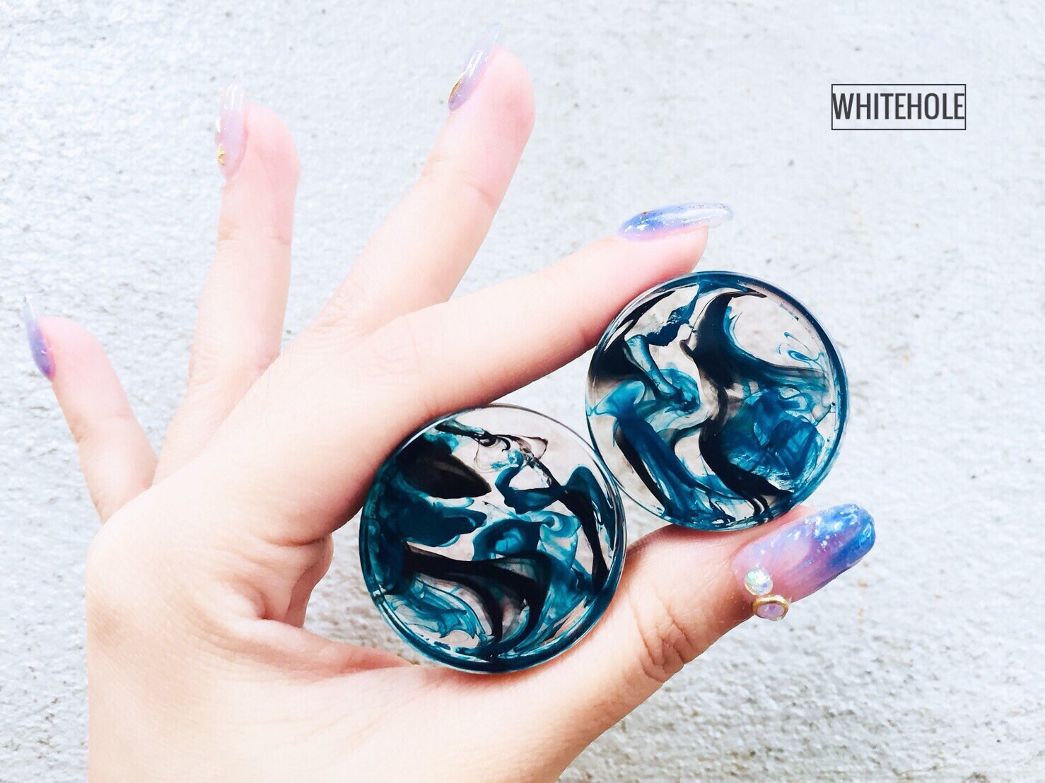 PlugsGreen&Black SmokePlugs Custom/Plugs Smoke/Plugs Resin | Etsy