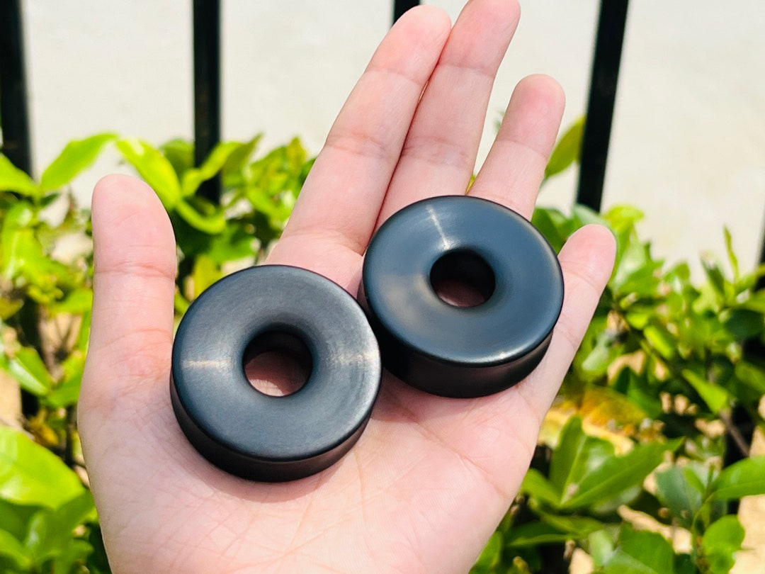 Donut Tunnel Plugsmatt Backplugs Custom/plugs Smoke/plugs - Etsy