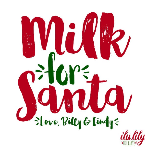 Milk for Santa Claus Camper Mug funky Milk for Santa Mug - Etsy