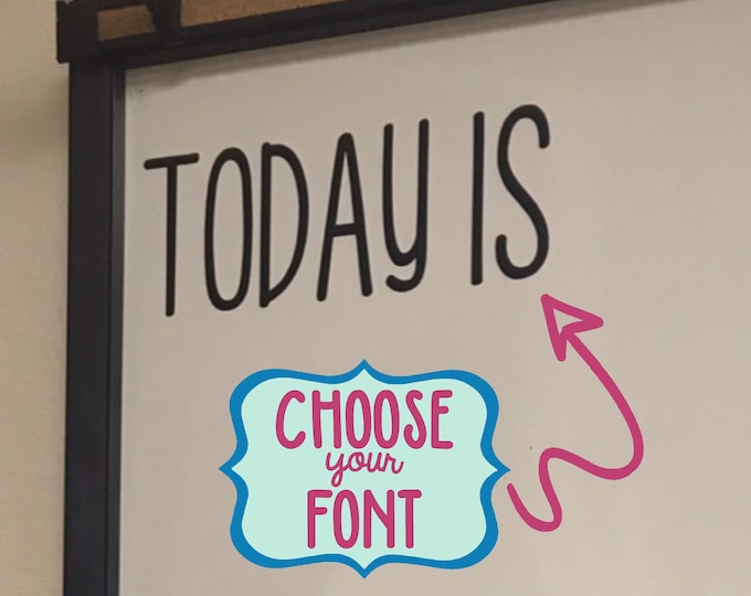 Classroom Whiteboard Look What's Happening Today Vinyl - Etsy