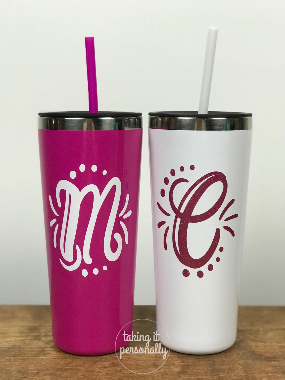Monogram Cup 22 Oz. / Initial Cup - Etsy