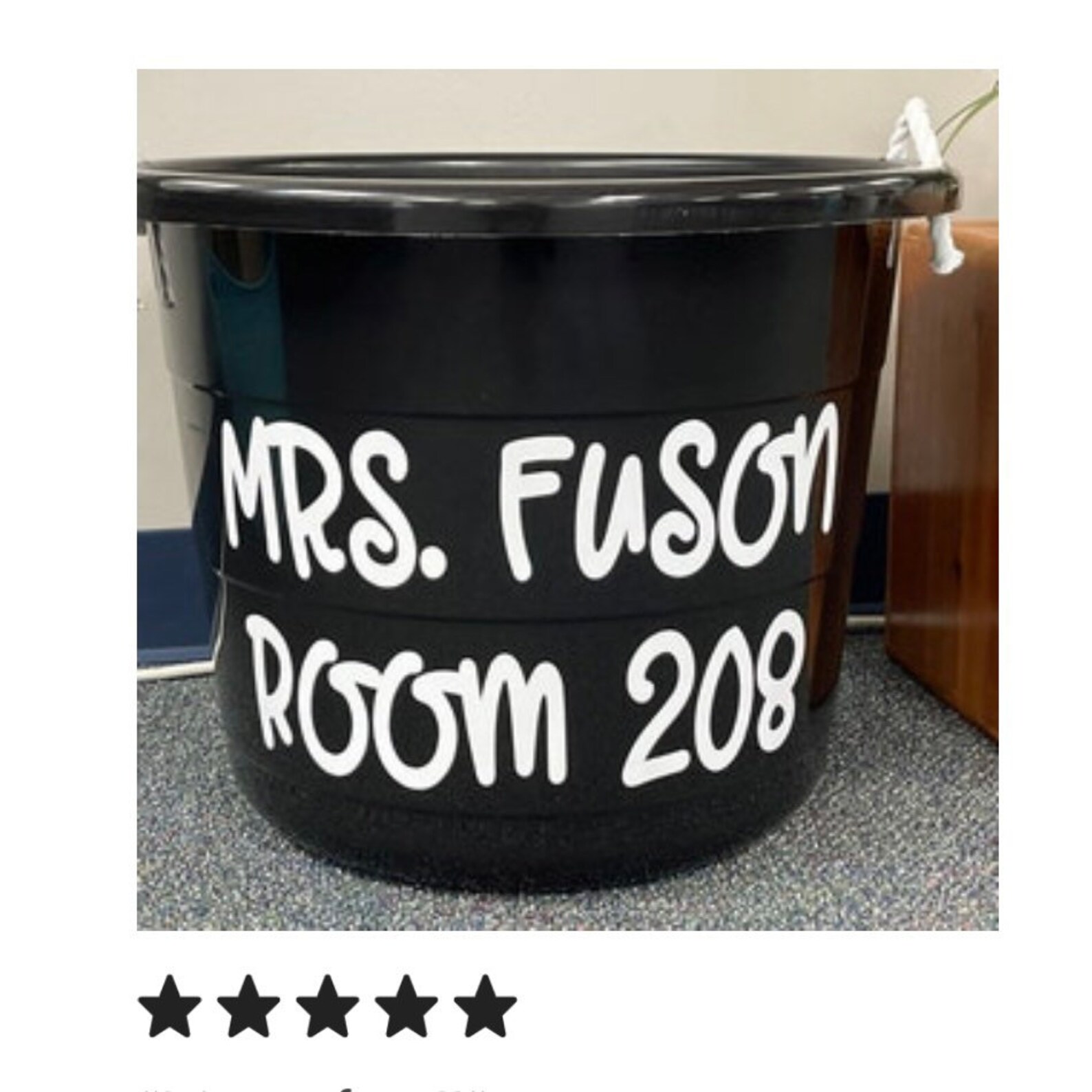 Lunch Bin Decal: Personalized Classroom Lunch Storage - Etsy