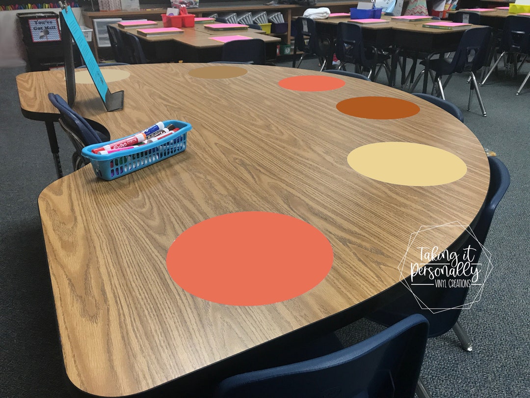 Boho Classroom Table Dot SET - Etsy