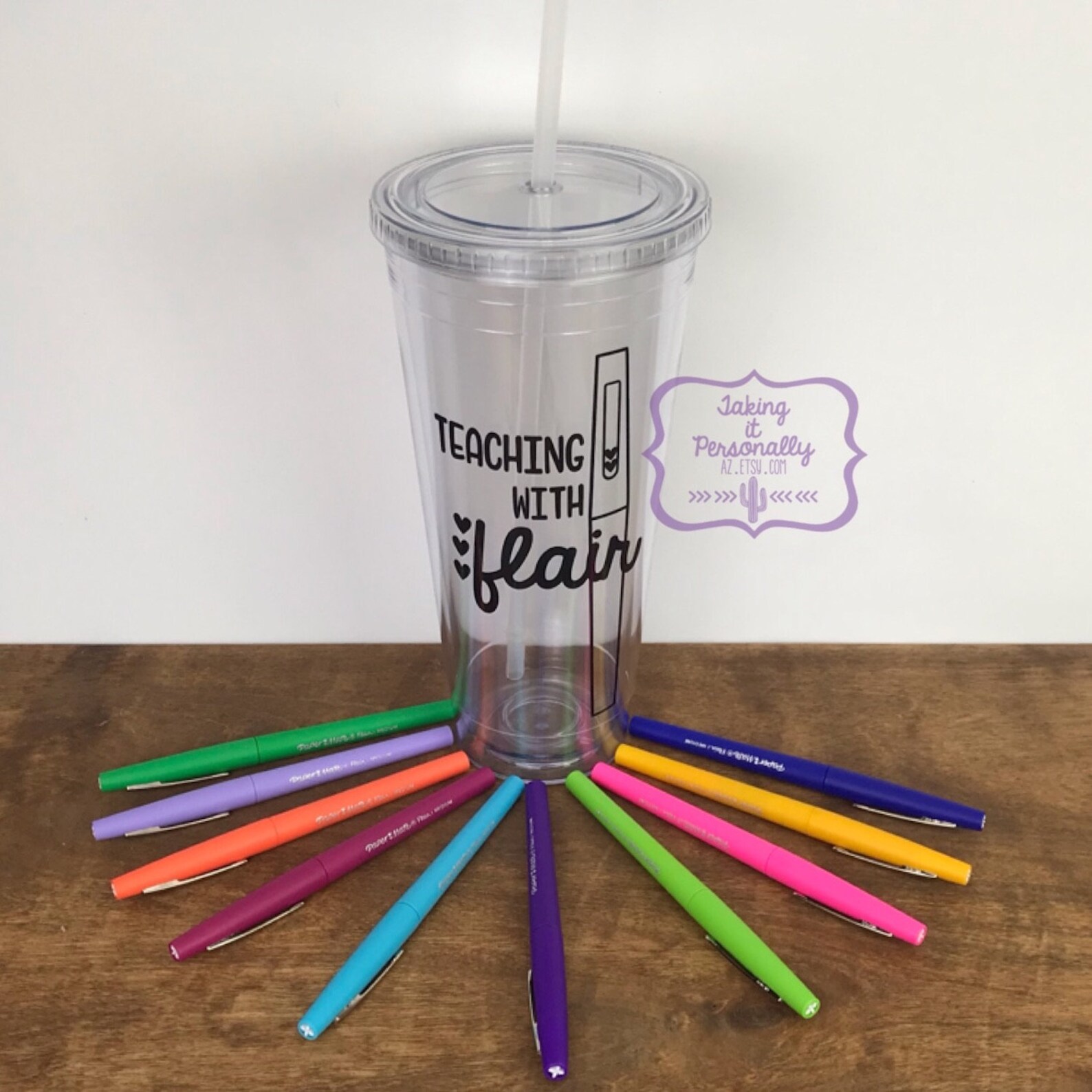 Teaching With Flair / Teacher Appreciation / Teacher Gift/ - Etsy