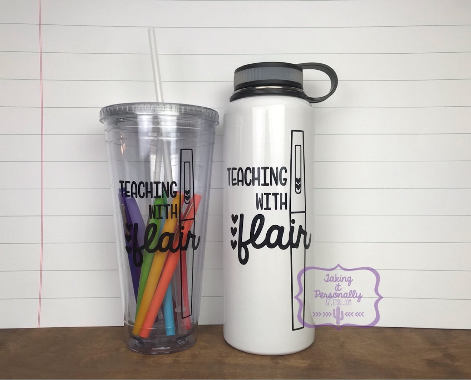 Teaching With Flair / Teacher Appreciation / Teacher Gift/ - Etsy