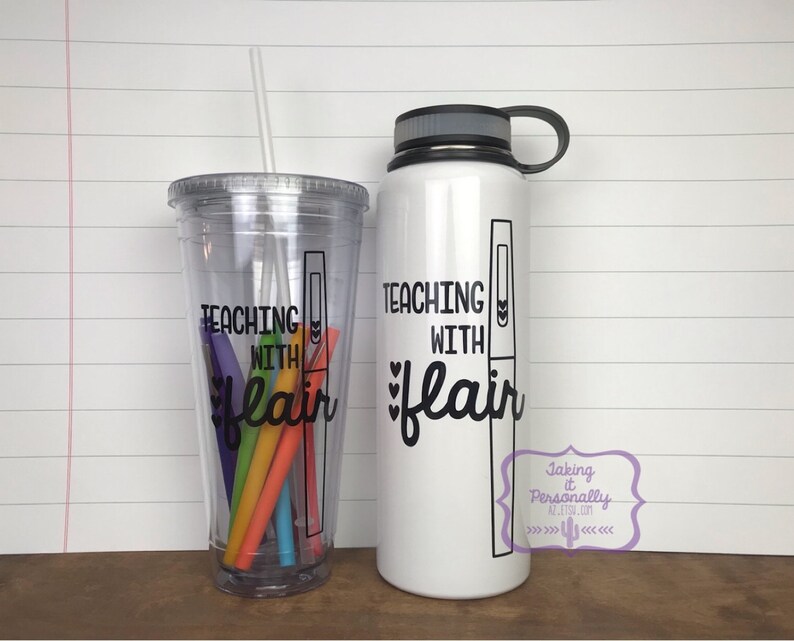 Teaching With Flair / Teacher Appreciation / Teacher Gift/ - Etsy