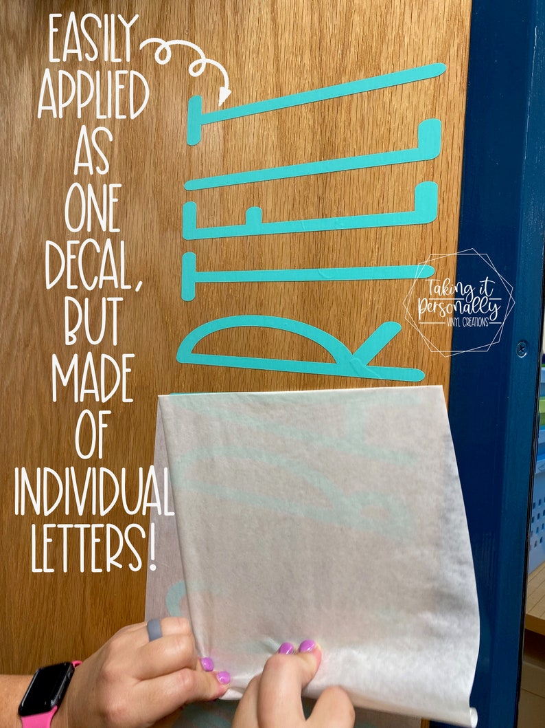 Teacher Name and Door Design Decal / School Door / Classroom - Etsy