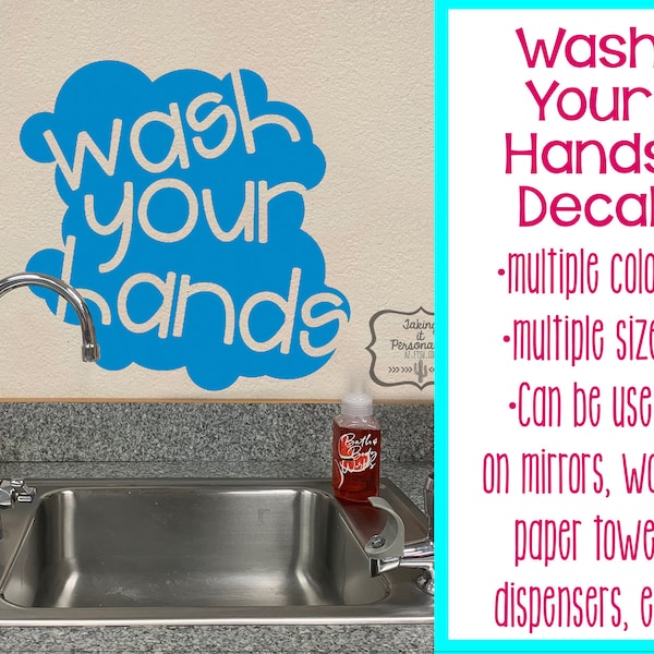 School Bathroom Decals - Etsy