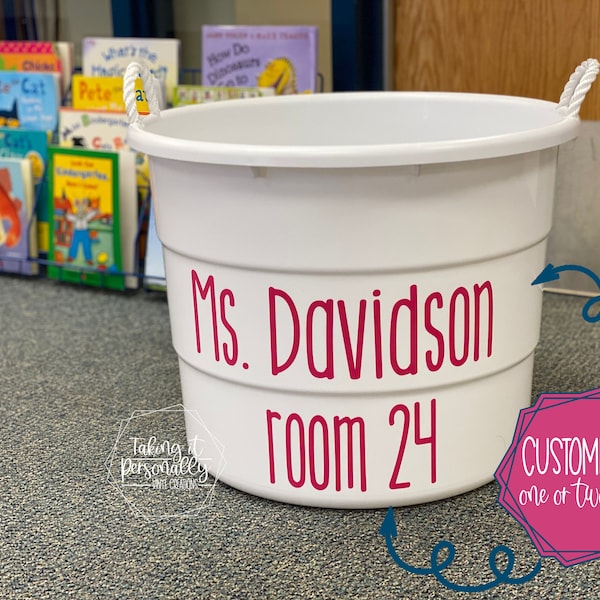 Lunch Bucket for Teacher - Etsy