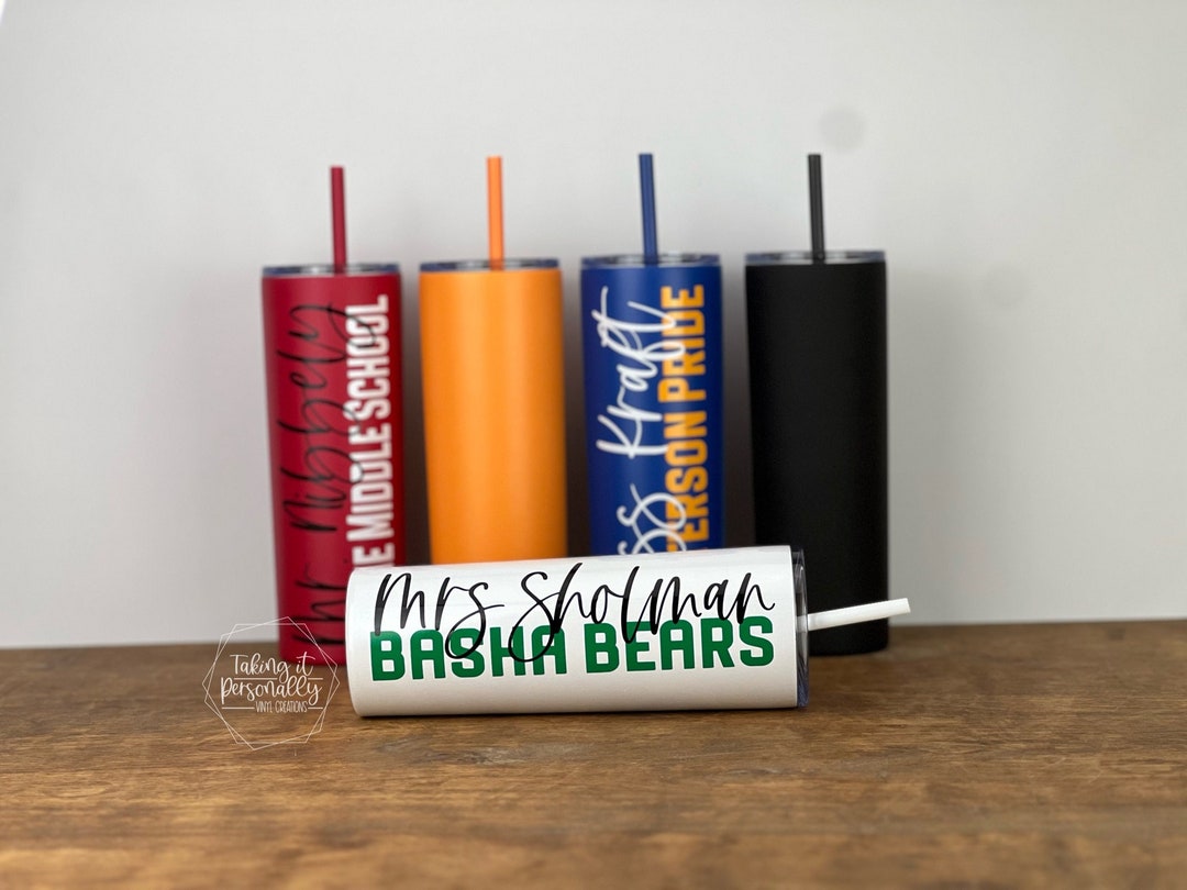 CUSTOM Teacher School Cup - Etsy