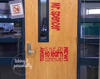Classroom door decal | Etsy