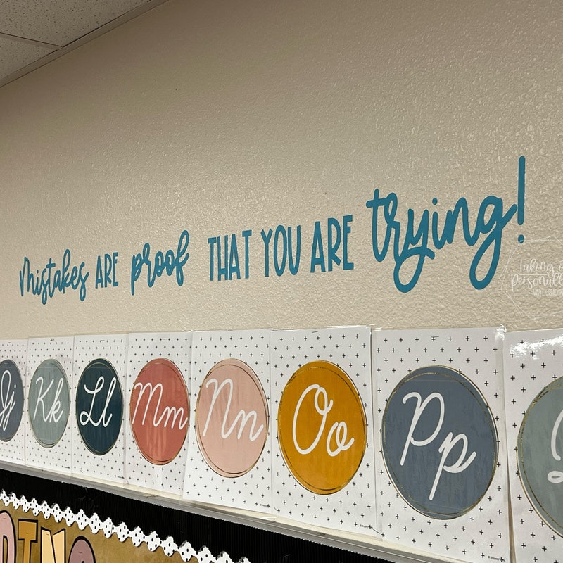 Classroom Wall Decal - Etsy